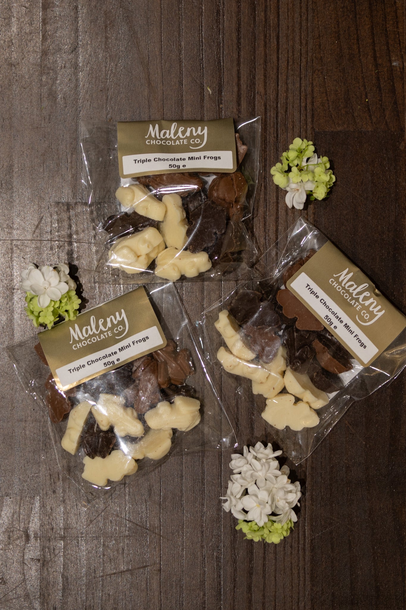 Maleny Chocolate Co. Mini Frogs – Buds on B